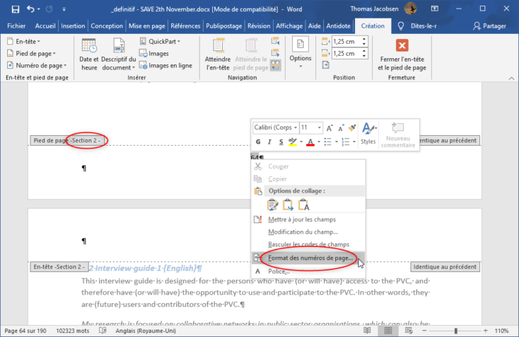 Créer un document long (rapport, thèse, etc.) • PEI